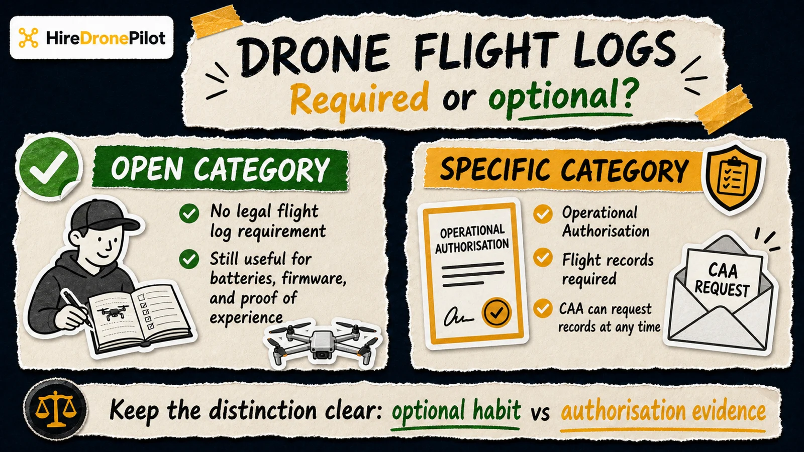 UK Drone Flight Logs: What the CAA Actually Requires