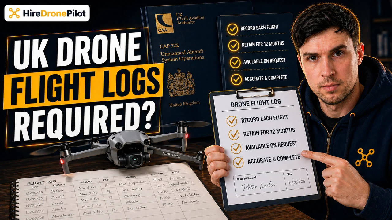 UK Drone Flight Logs: What the CAA Actually Requires